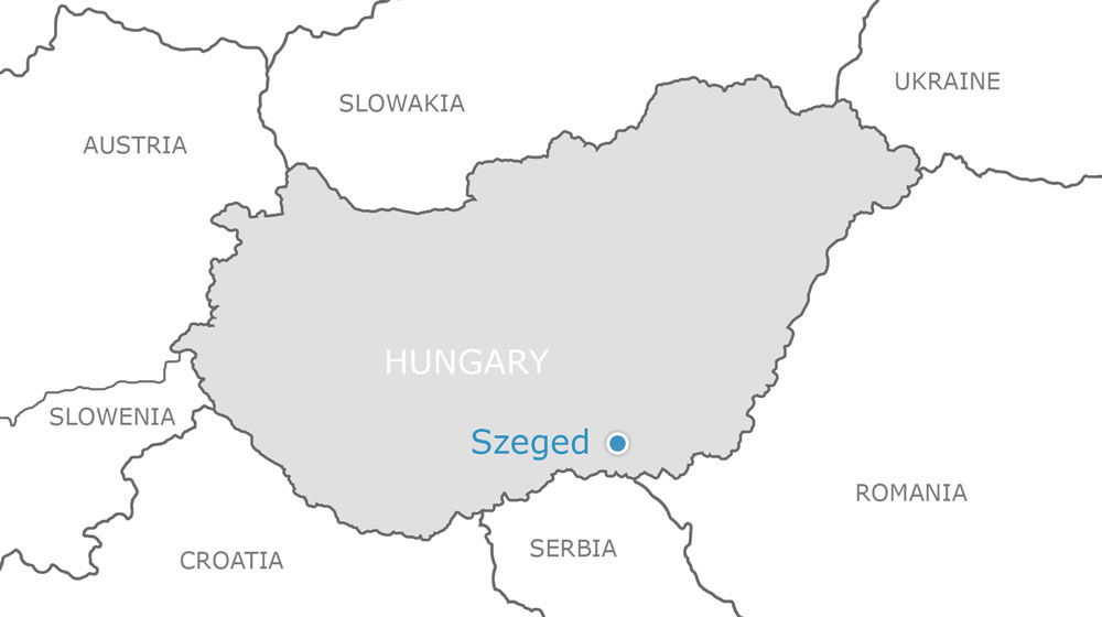 ungarn-szeged-map - Estudios medicina